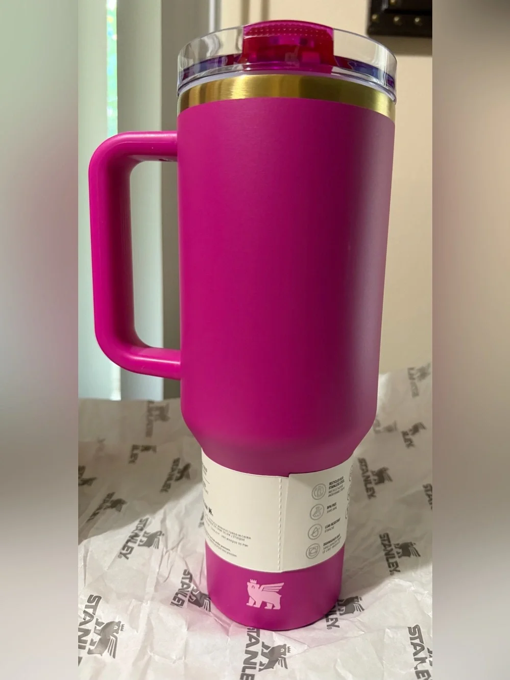 Stanley | Dining | Fuschia The Quencher Protour Flip Straw 4 Oz Nwt ...
